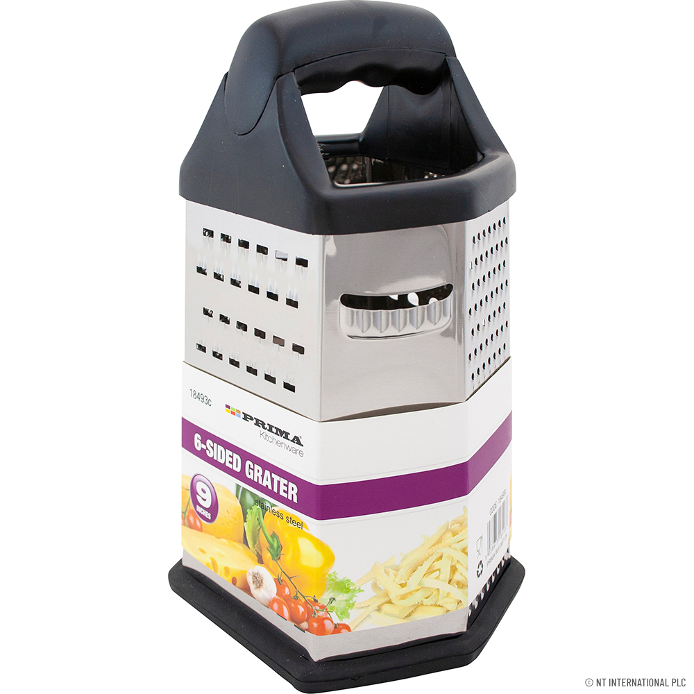 23cm (9") S/S 6 Sided Grater