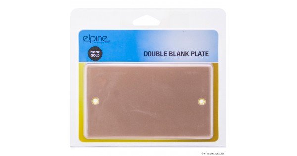 Double Bank Plate Rose Gold