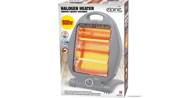 2 Bar 800w Halogen Quartz Heater