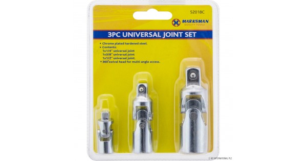 3pc Universal Joint Set