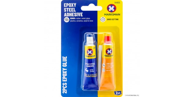 2pc Epoxy Steel Adhesive Glue