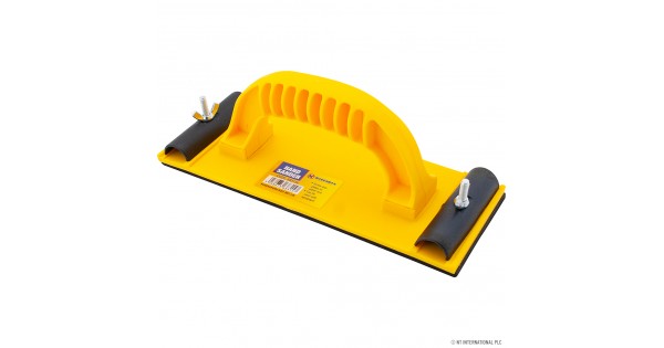 Hand Sander With Handle - Yellow