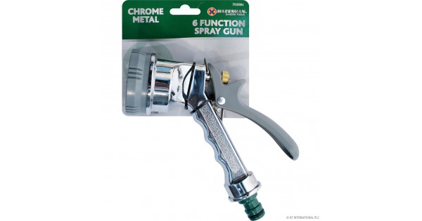 6 Function Chrome Metal Spray Gun