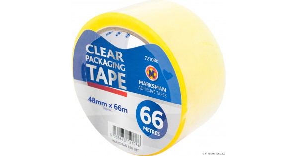 Single Clear Packing Tape 48mm x 66m