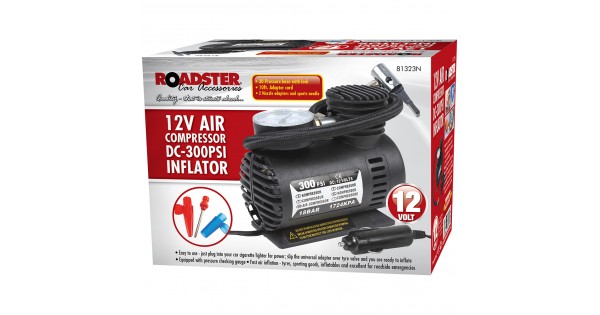300psi 12v Mini Air Compressor - Boxed