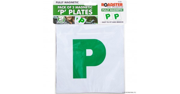 2pc Full Magnetic " P " Plates